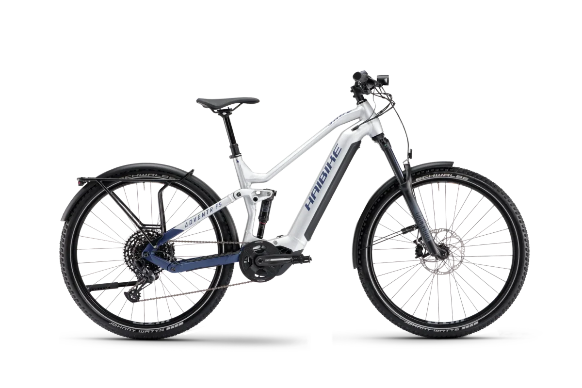 Haibike Adventr FS 9 - RH: 50 - silver/dark blue matt, 3.499,00