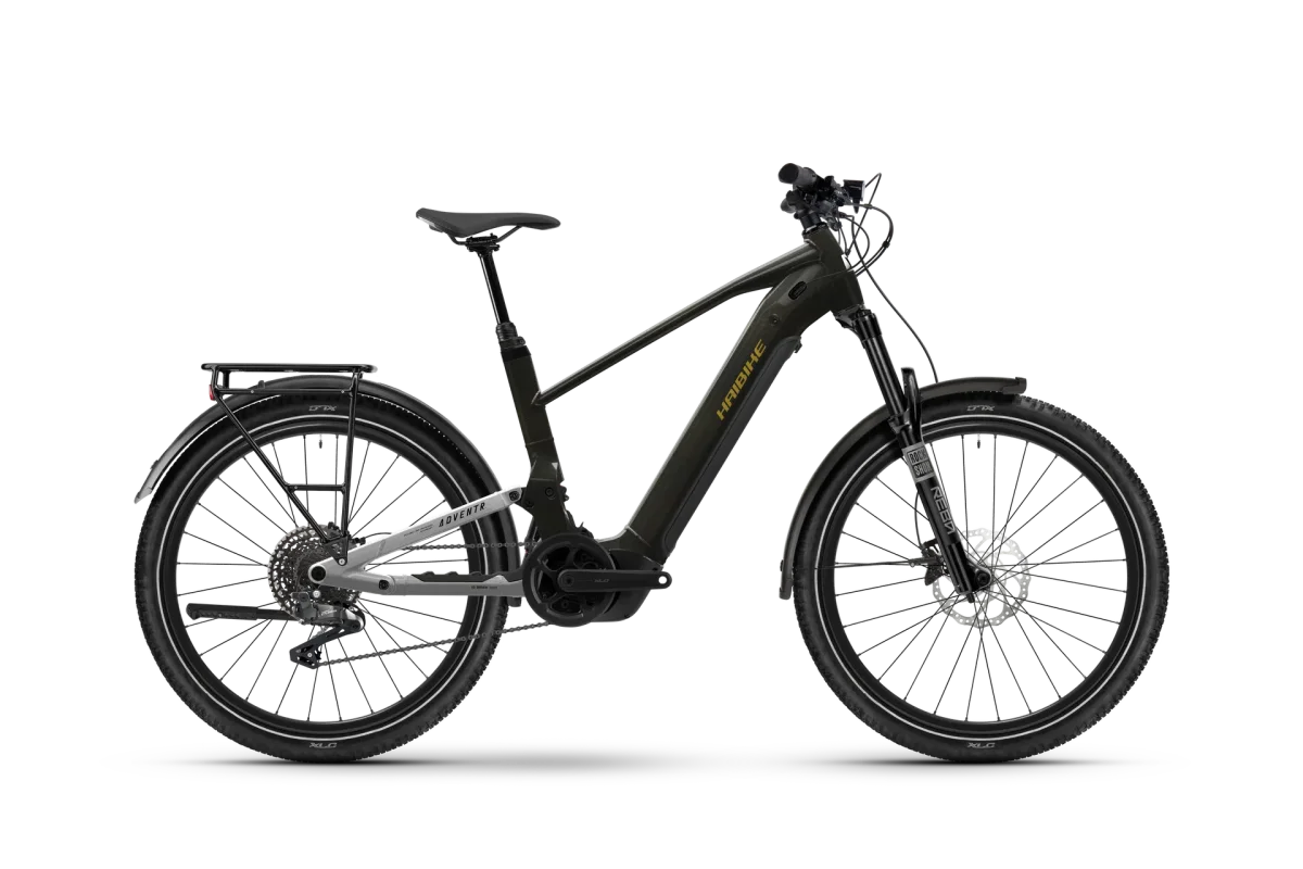 Haibike Adventr 6 High - RH: 45/M - sparkling black/platinum chrome g ...